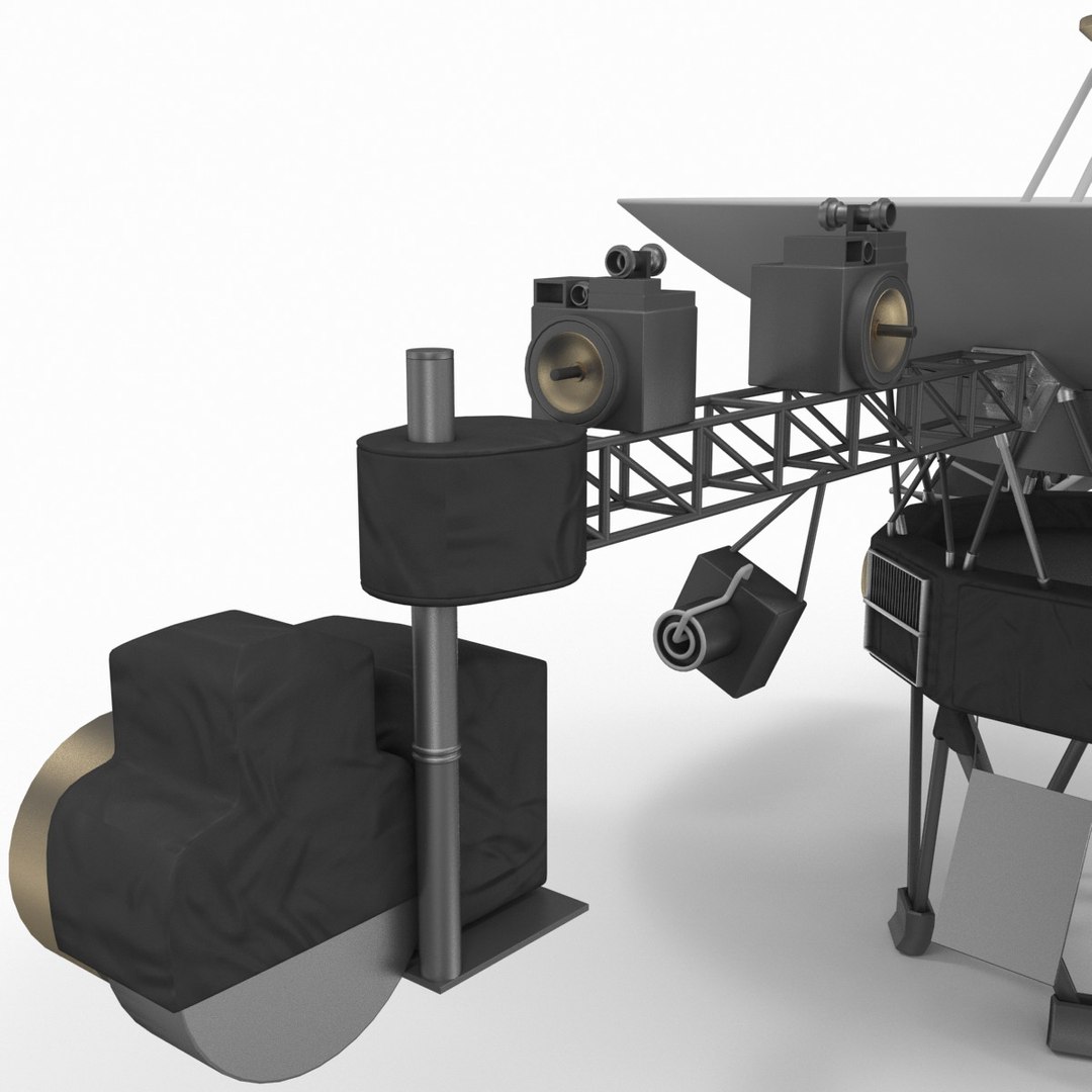 Space Probe Voyager 1 3d Model