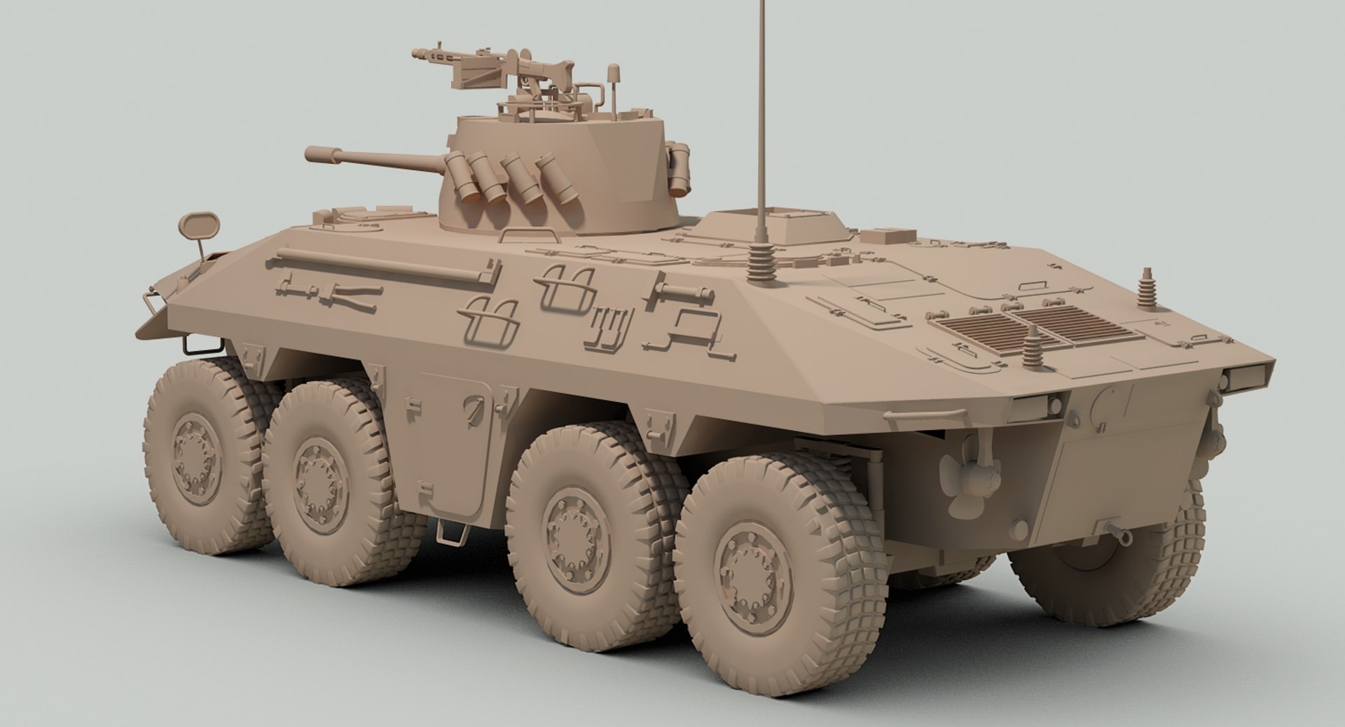 German Luchs Armoured Fighting Vehicle 3d Max