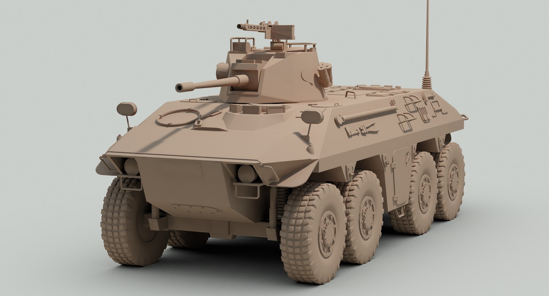 German Luchs Armoured Fighting Vehicle 3d Max
