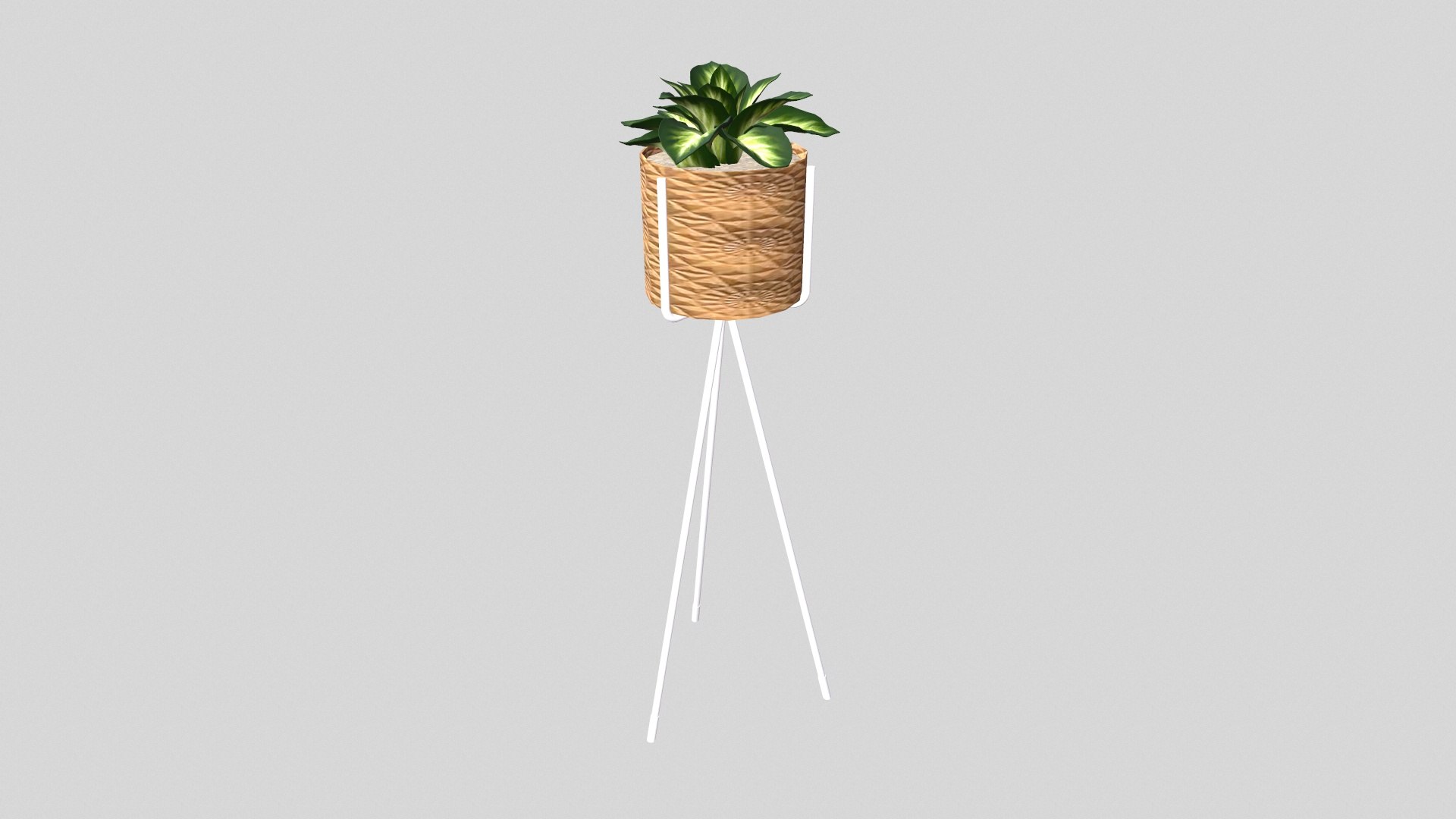 3D HOME DECOR Flower Basket - TurboSquid 2339446