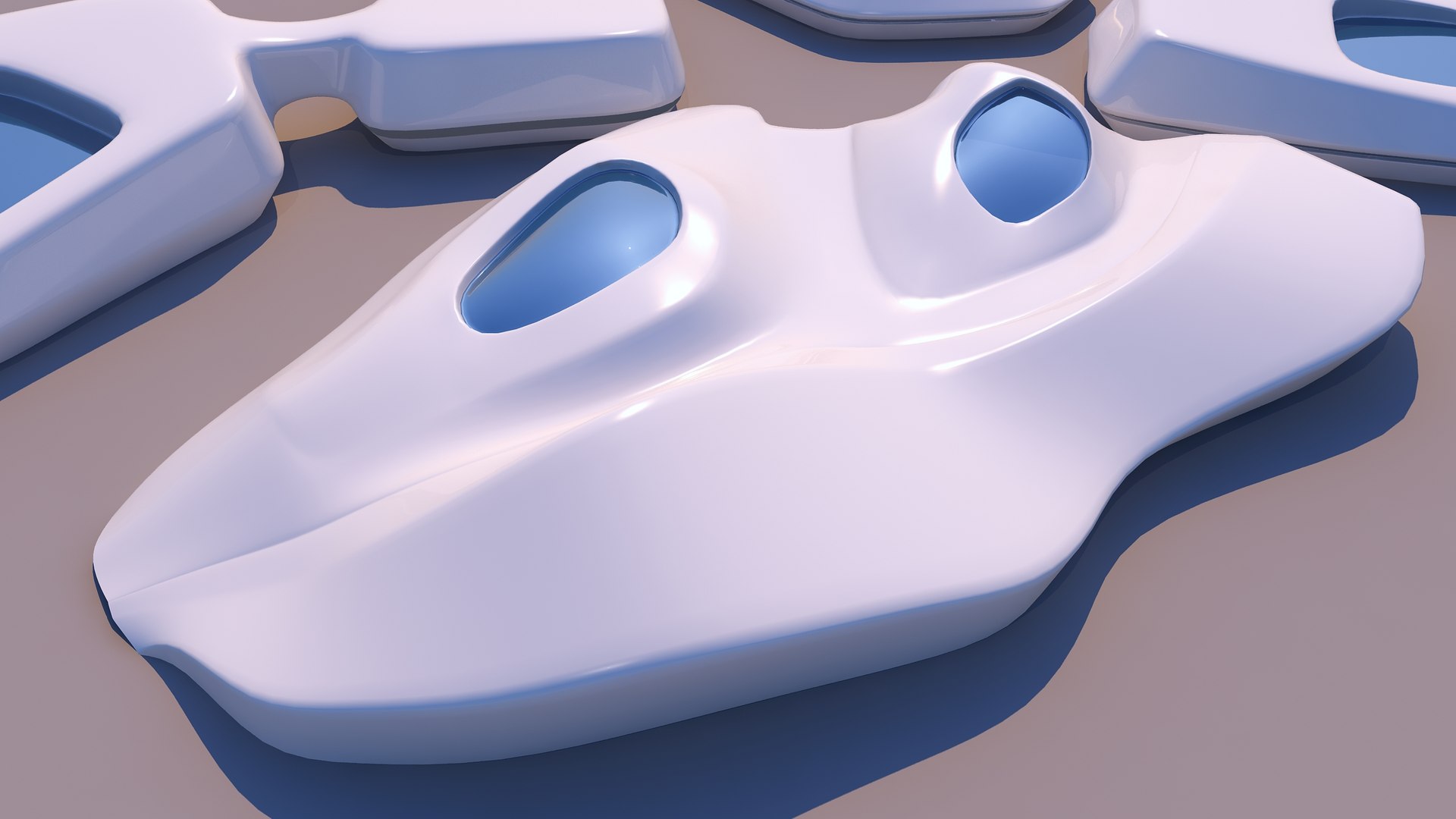 0110 - Organic Building 3D Model - TurboSquid 2236133