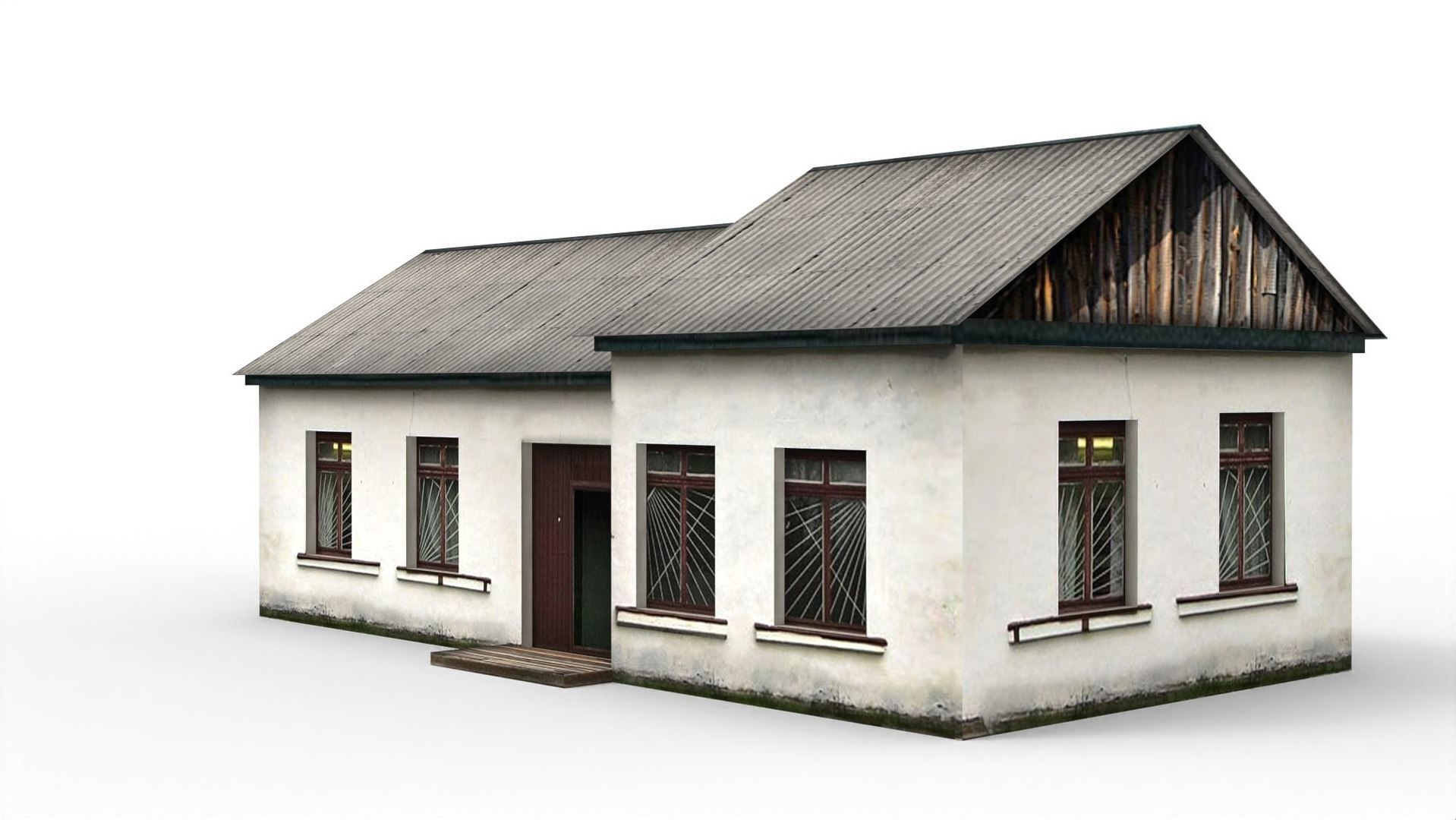 3D Old Building Model - TurboSquid 1727451
