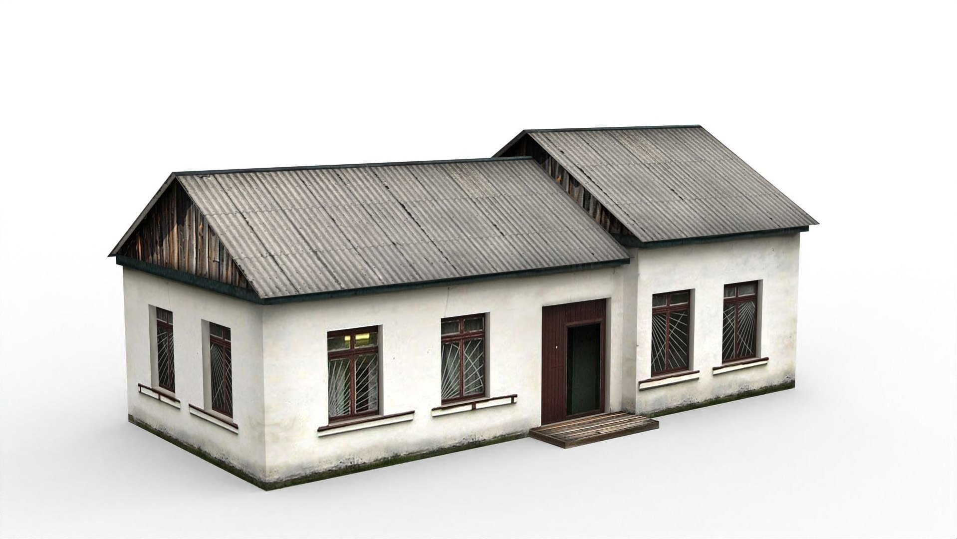 3D Old Building Model - TurboSquid 1727451