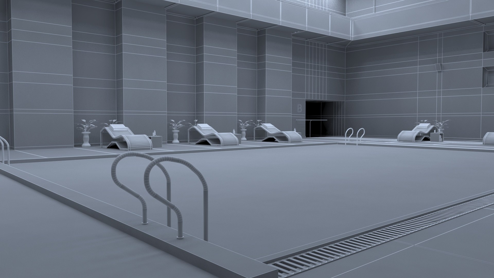 Swimming Pool 3D - TurboSquid 1630006