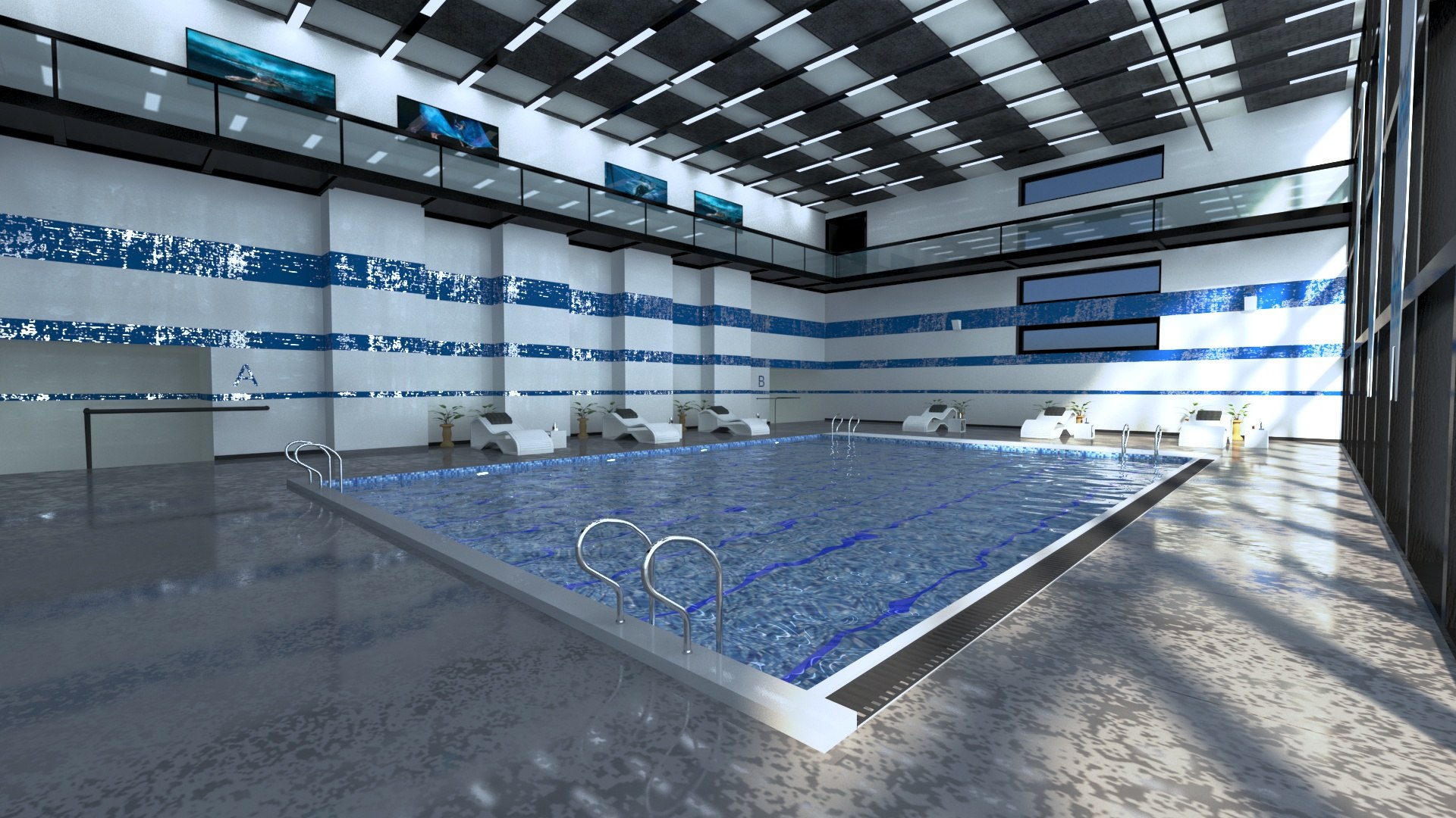 Swimming Pool 3D - TurboSquid 1630006