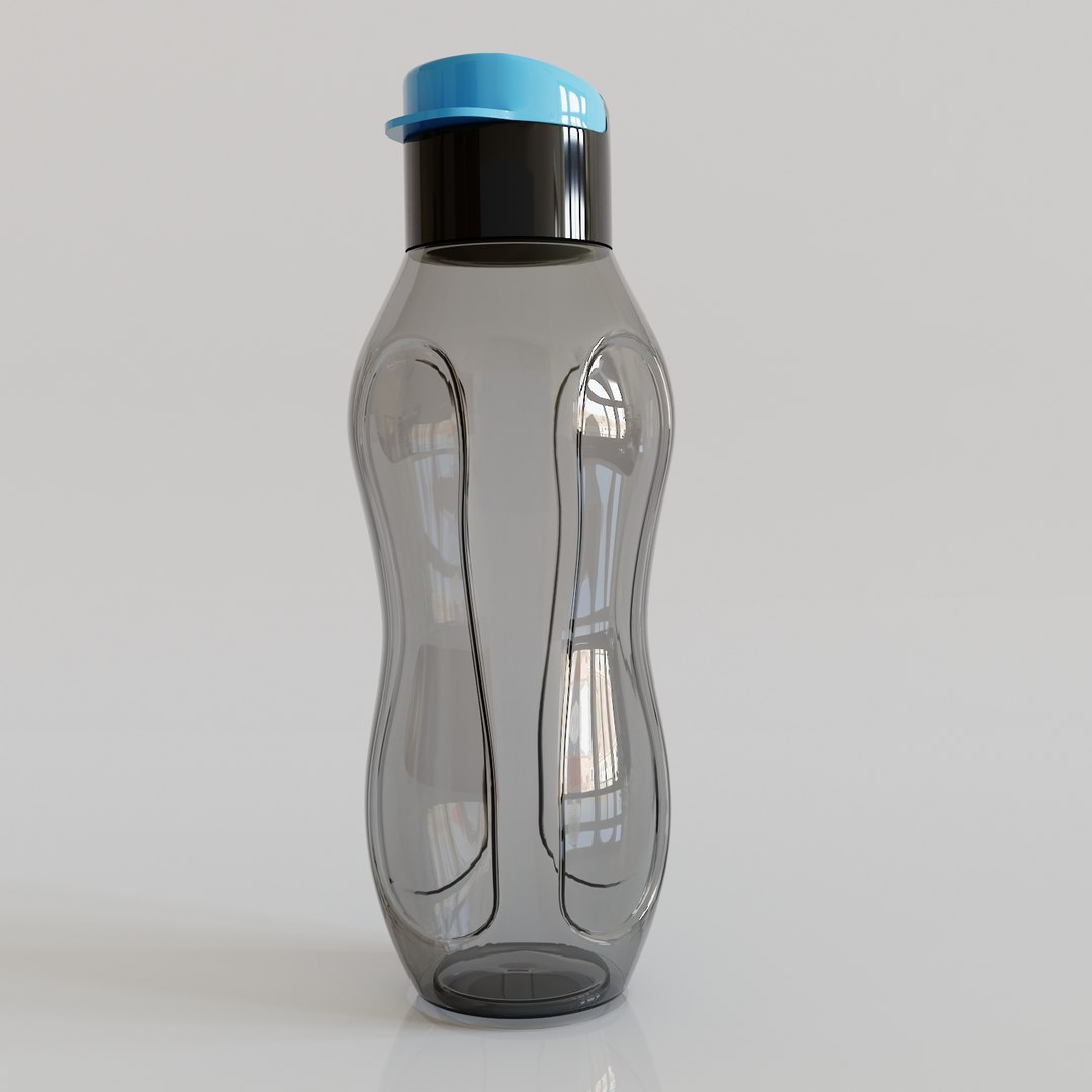 3D Tupperware Inspired Water Bottle Model - TurboSquid 1644089