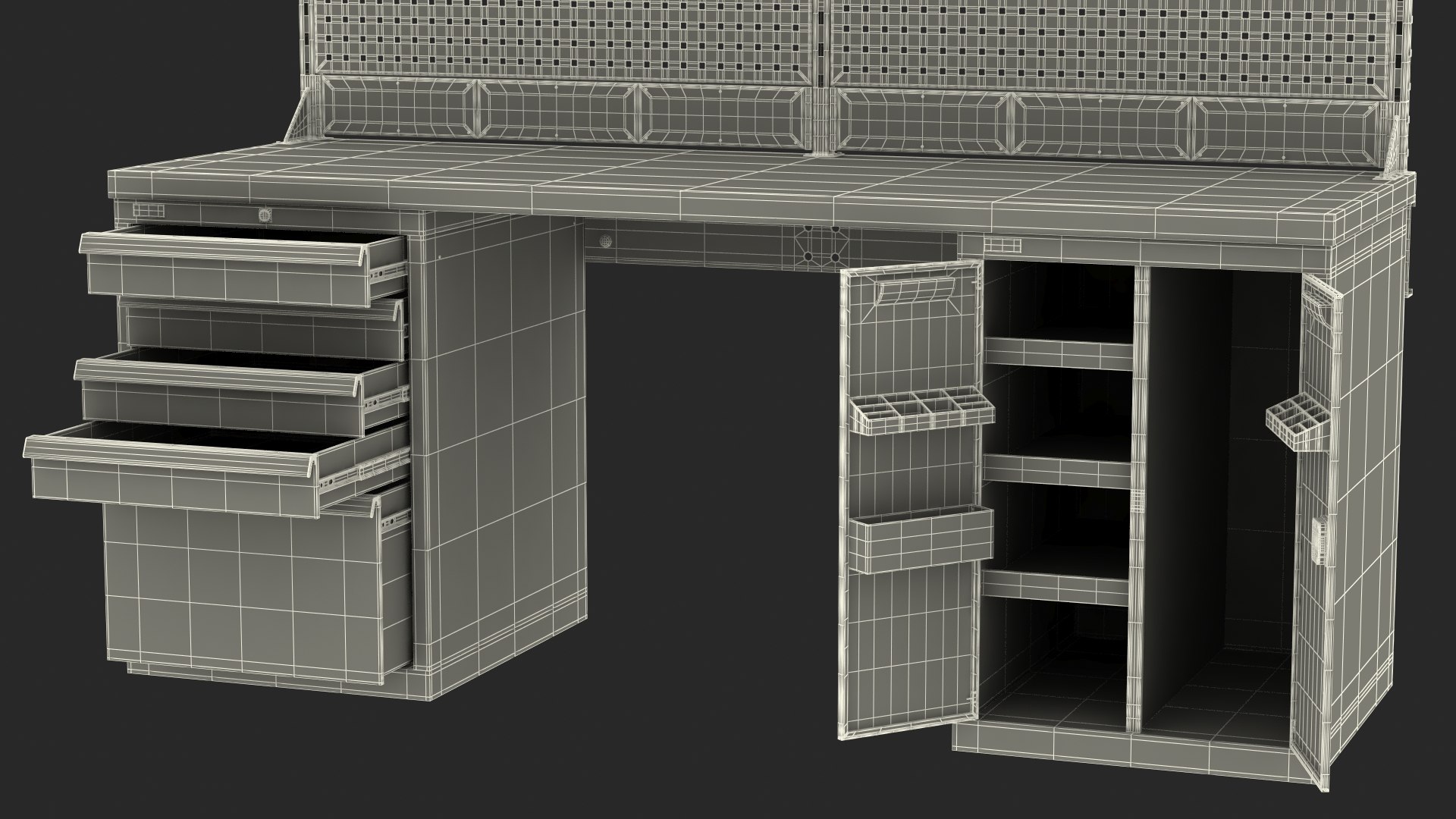 Garage Workbench Work Bench Model - TurboSquid 1690227