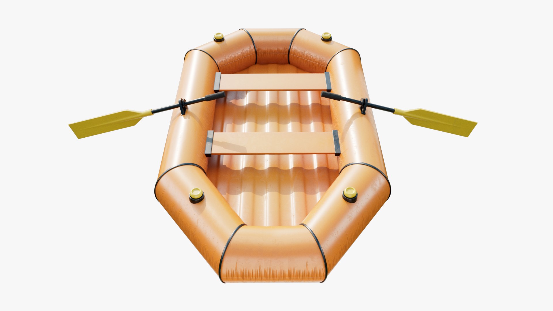 Raft Boat Inflatable 3D Model - TurboSquid 2268126