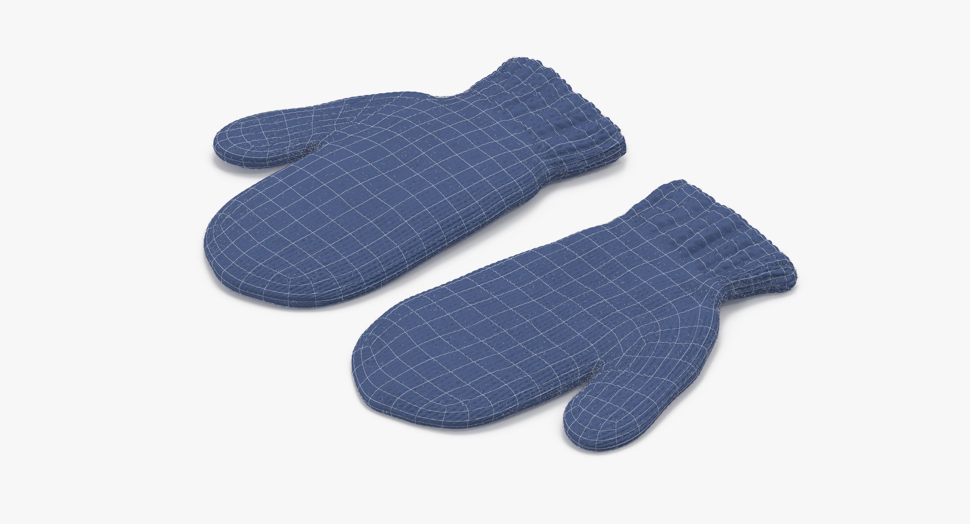 3d Mittens 02 Model