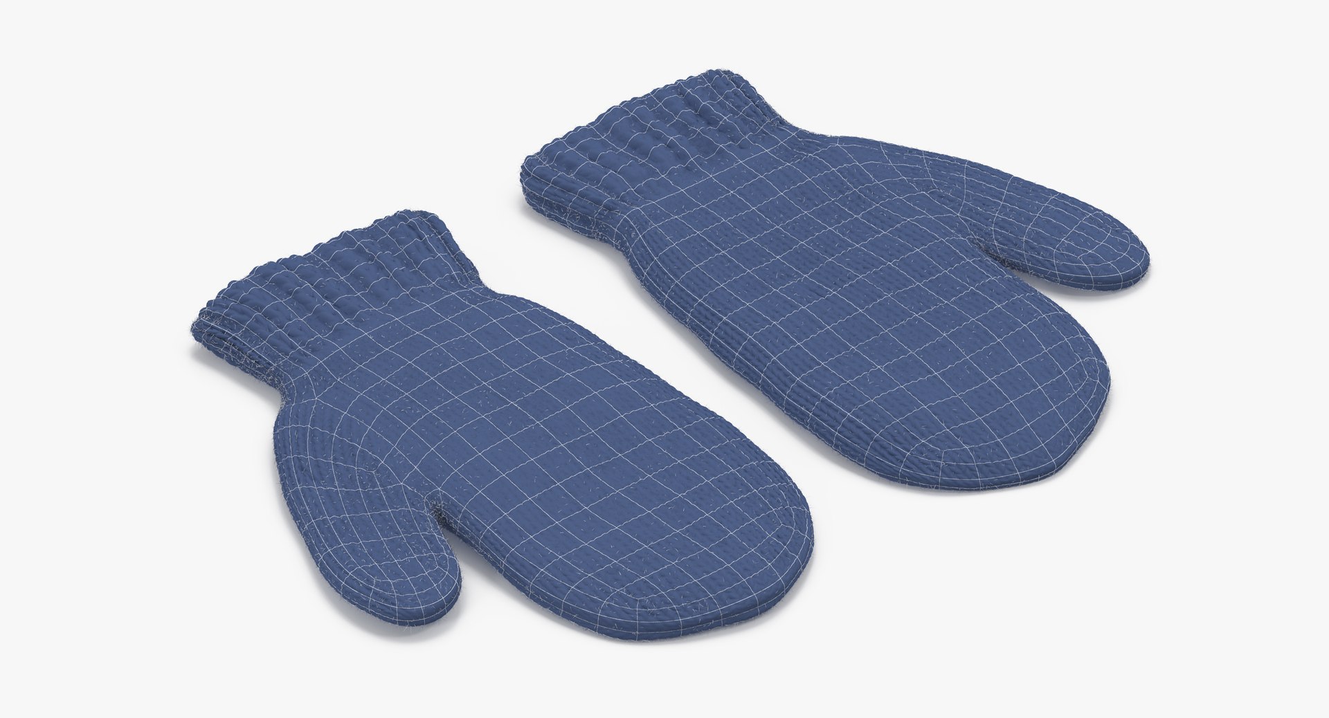 3d Mittens 02 Model