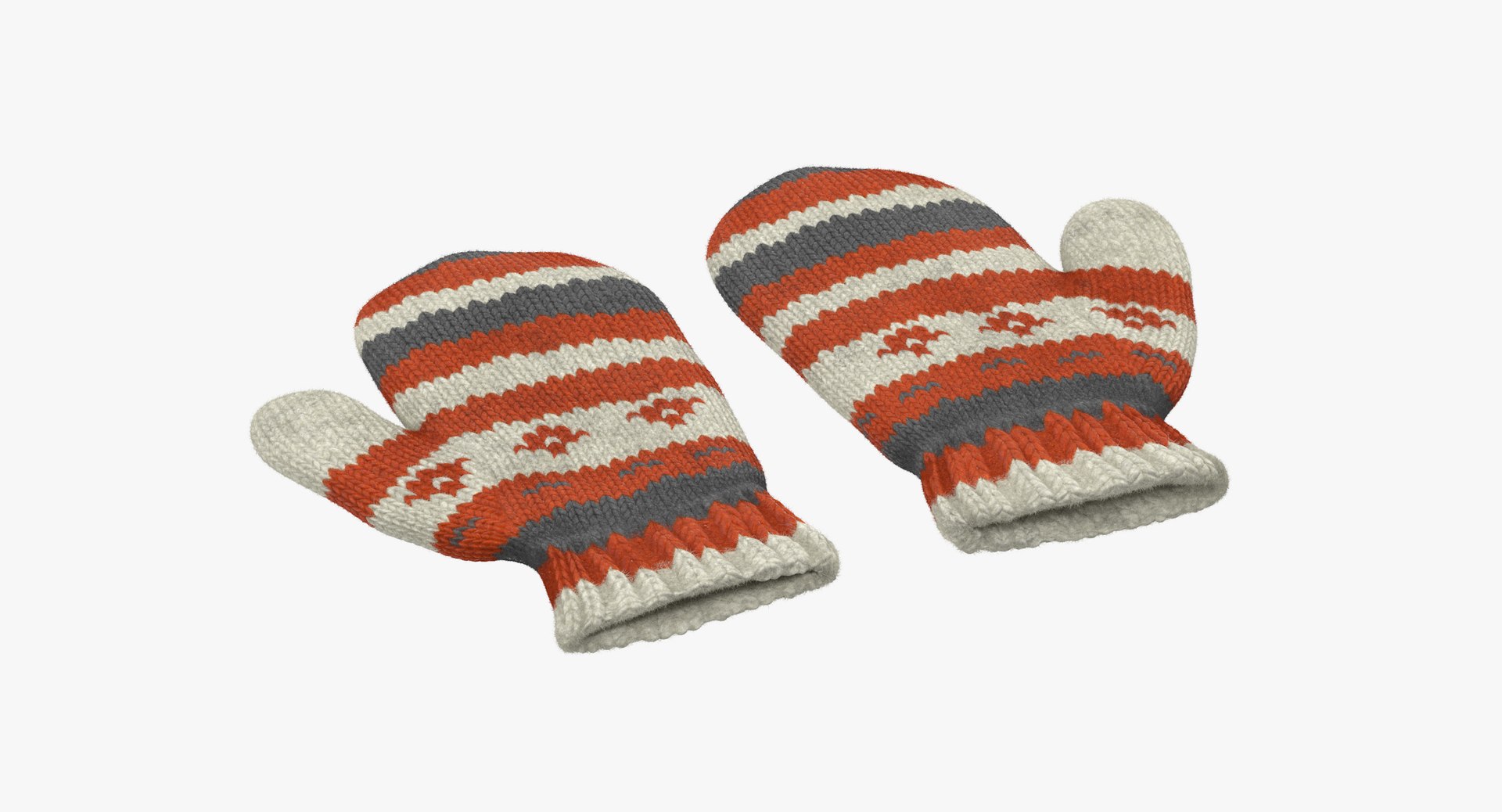 3d Mittens 02 Model
