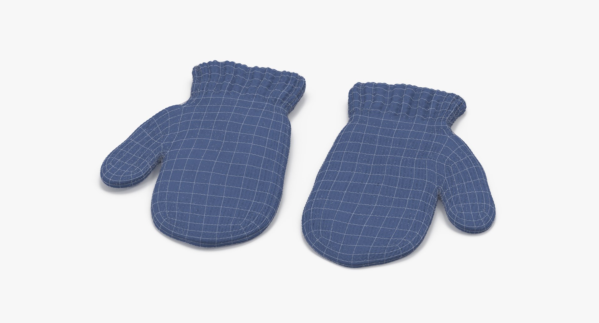 3d Mittens 02 Model