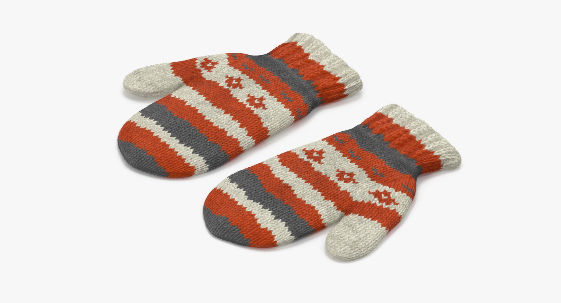 3d Mittens 02 Model