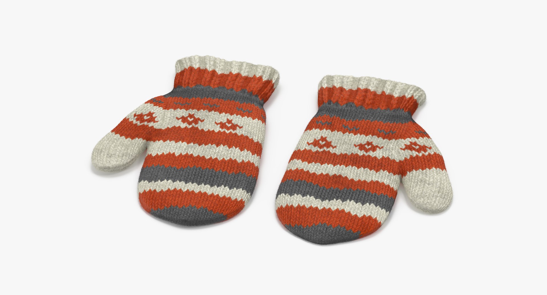 3d Mittens 02 Model