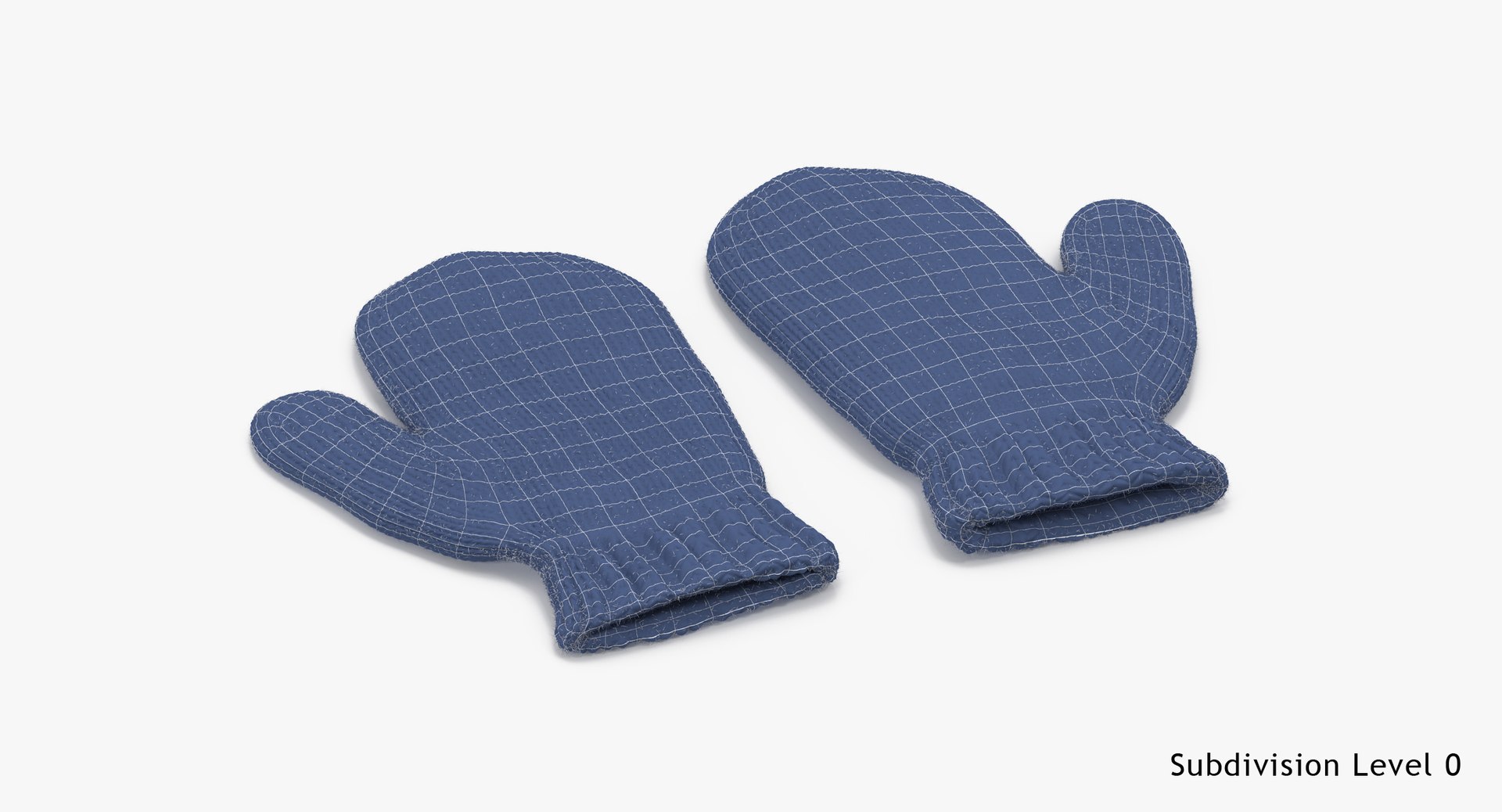 3d Mittens 02 Model