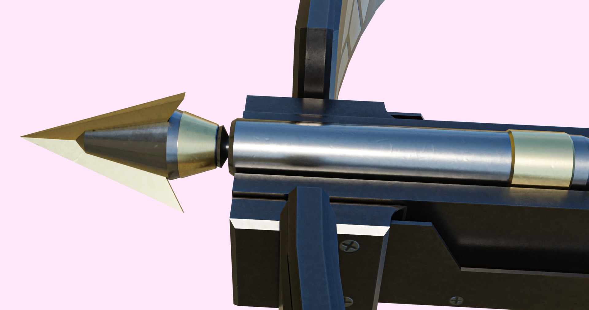 3D Crossbow Gun GameReady With PBR Unity Unreal Engine V-Ray Arnold ...