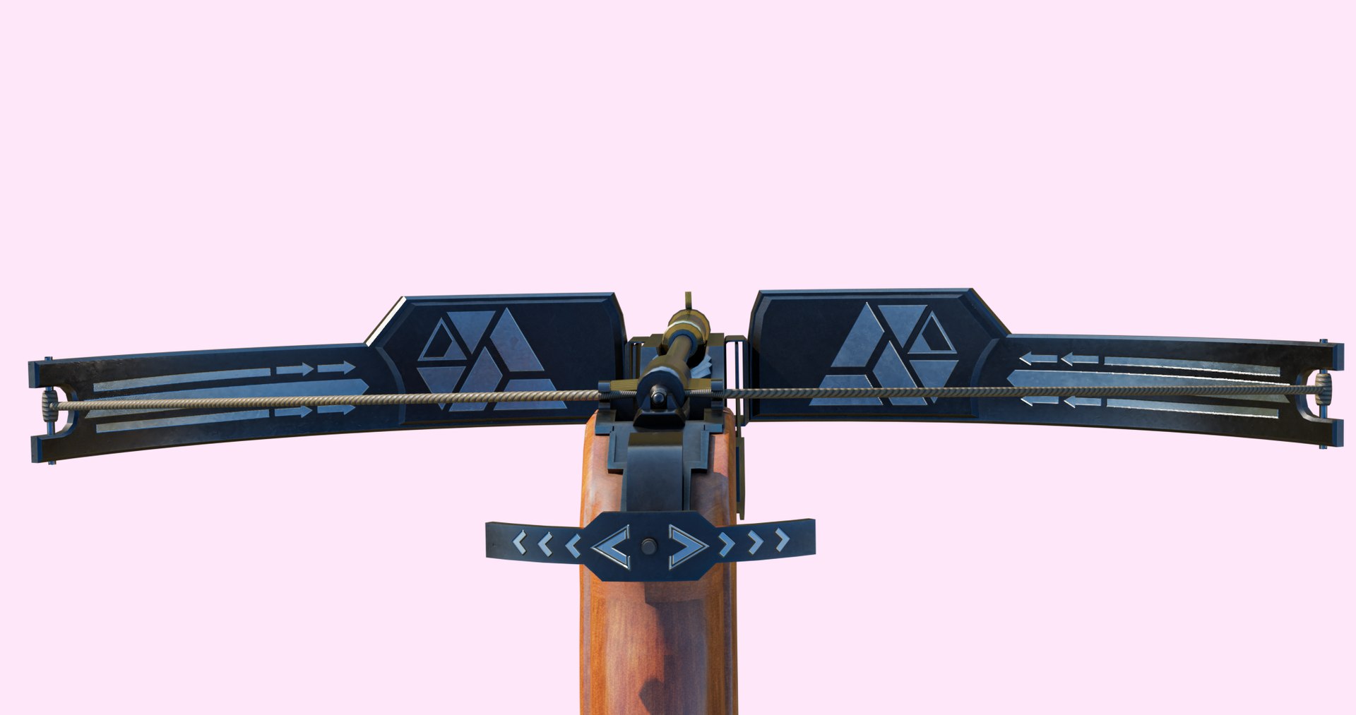 3D Crossbow Gun GameReady with PBR Unity Unreal Engine V-Ray Arnold ...