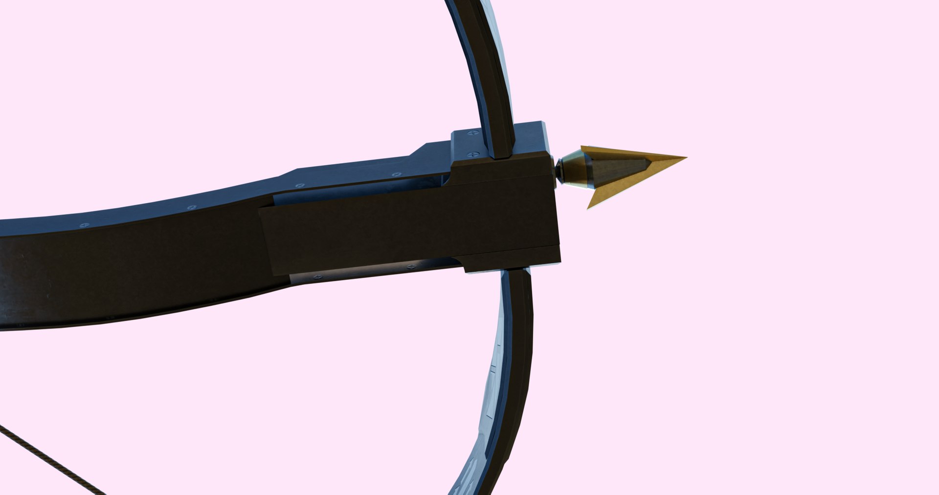 3D Crossbow Gun GameReady with PBR Unity Unreal Engine V-Ray Arnold ...