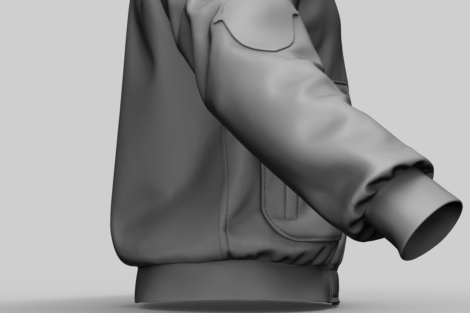 Usa pilot jacket 3D model - TurboSquid 1367650