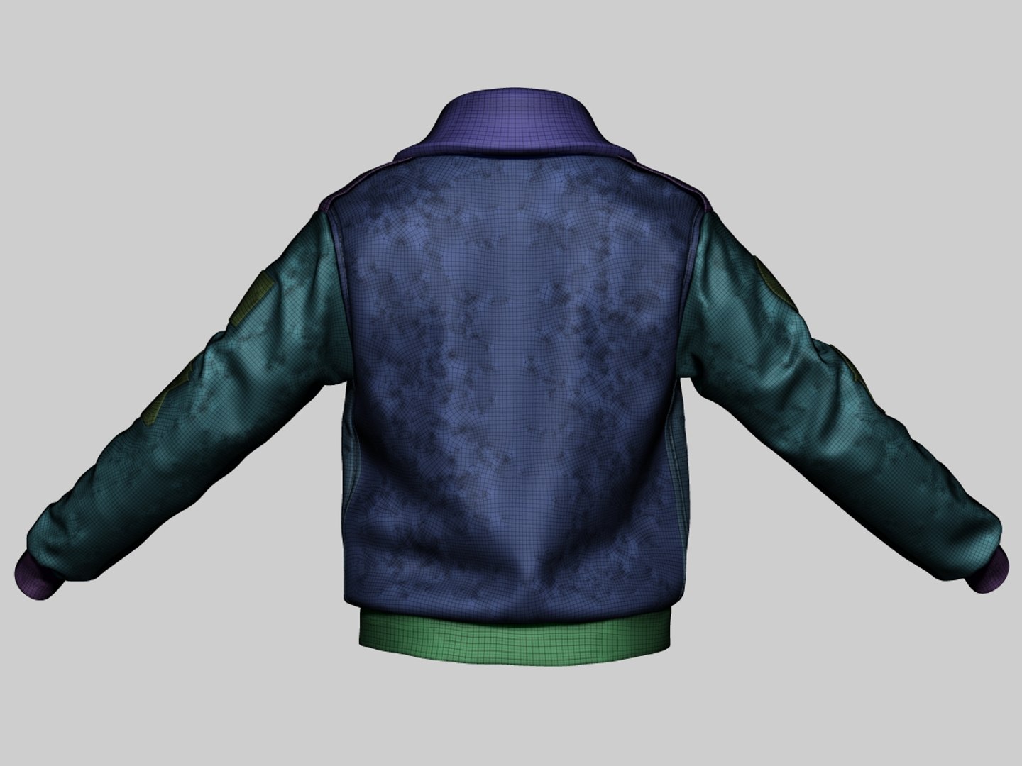 Usa pilot jacket 3D model - TurboSquid 1367650