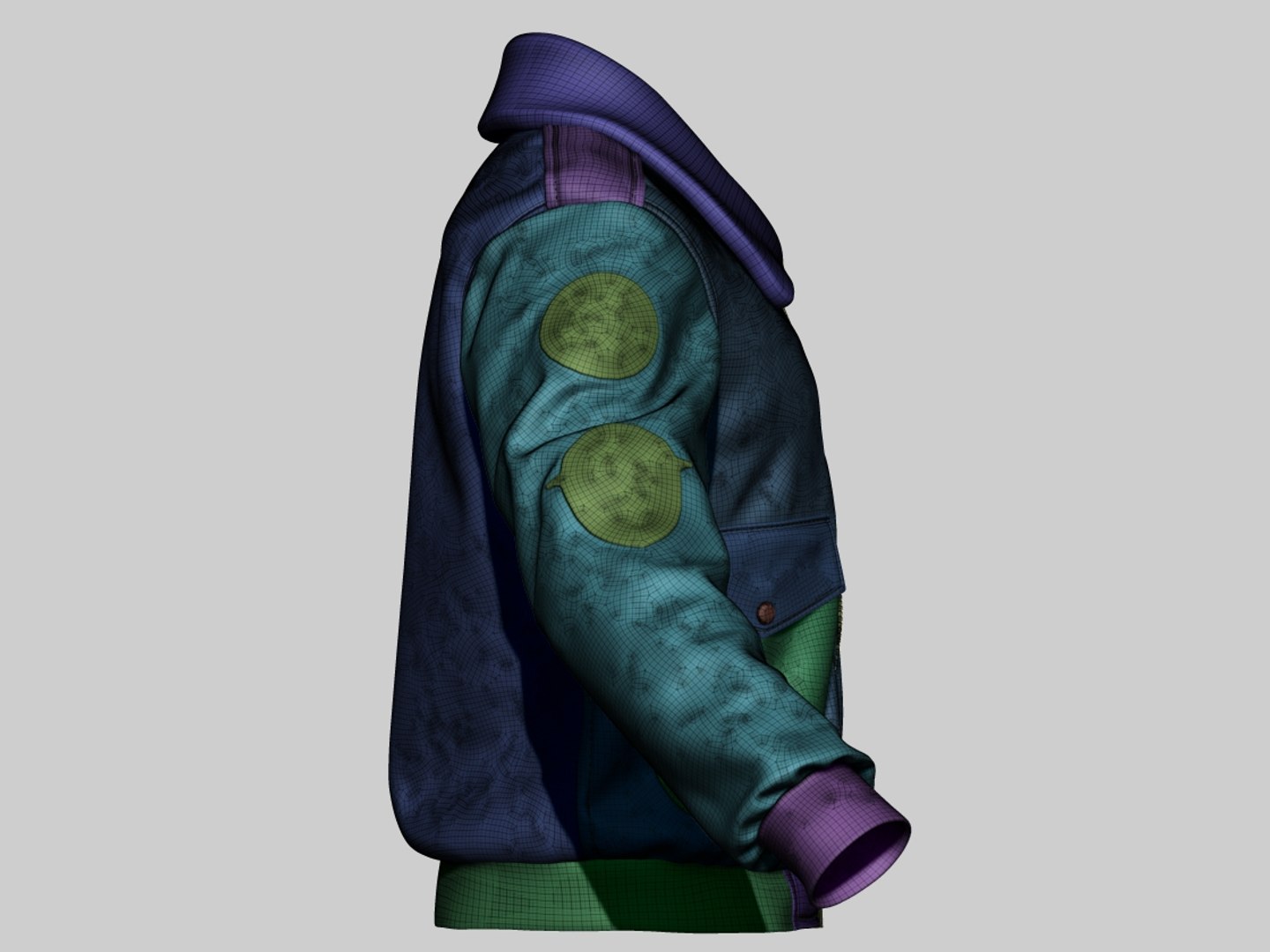 Usa pilot jacket 3D model - TurboSquid 1367650