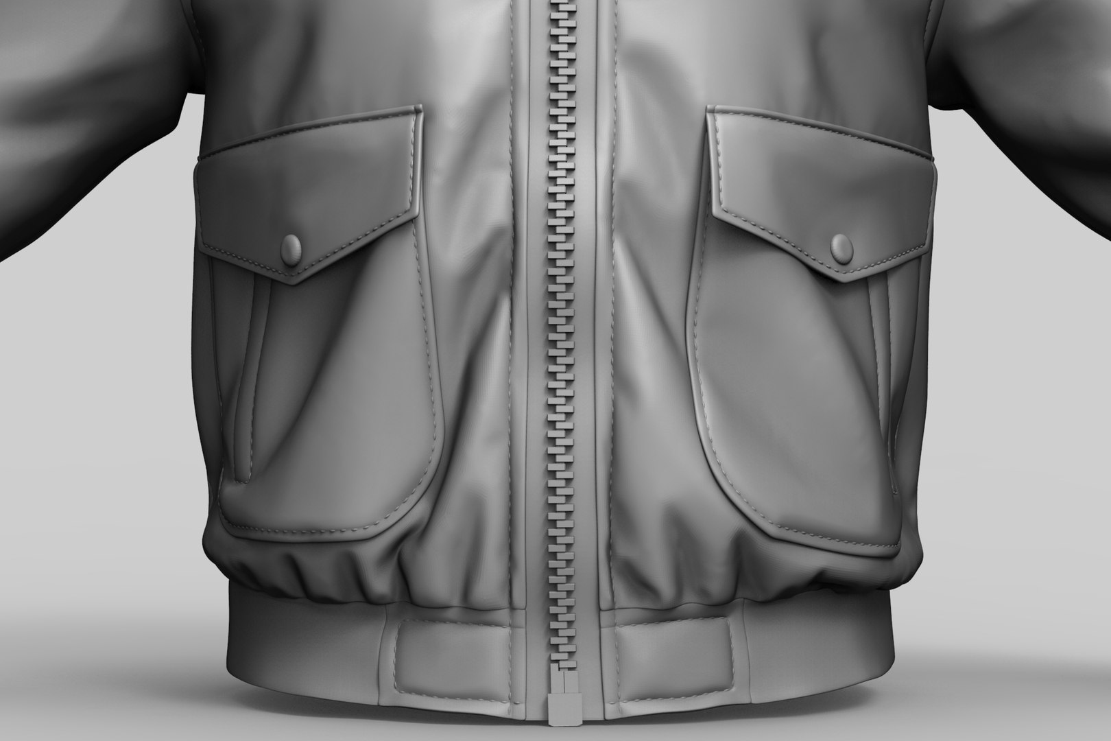 Usa pilot jacket 3D model - TurboSquid 1367650