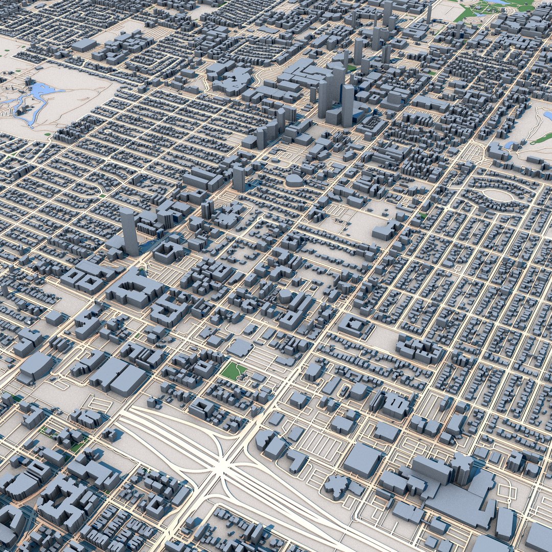 3D Phoenix City Arizona United States Map Model - TurboSquid 2315386