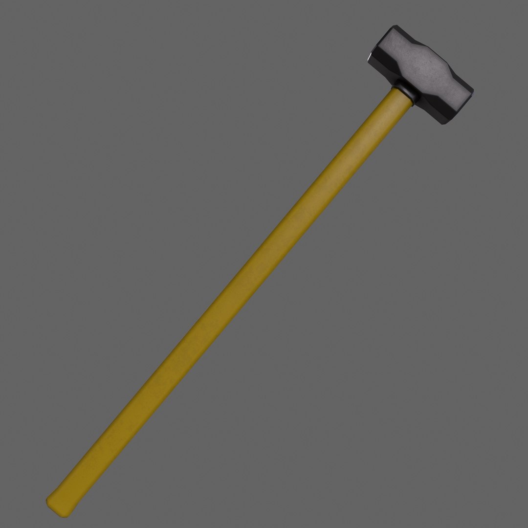 3D PBR Sledge Hammer V1d - TurboSquid 1941493