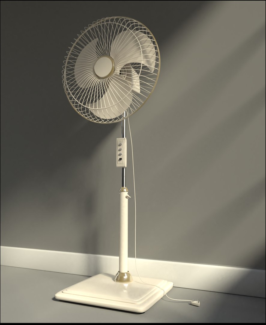 Floor Standing Fan 3D Model - TurboSquid 1319659