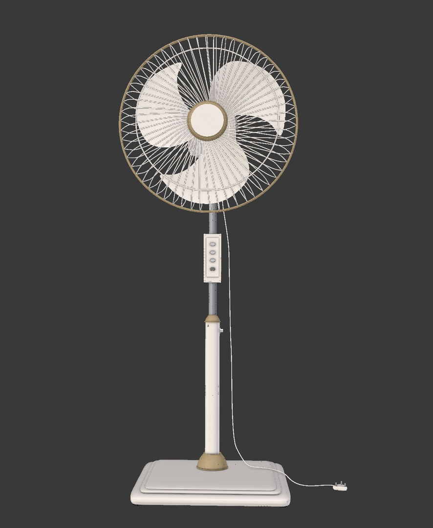 Floor Standing Fan 3D Model - TurboSquid 1319659