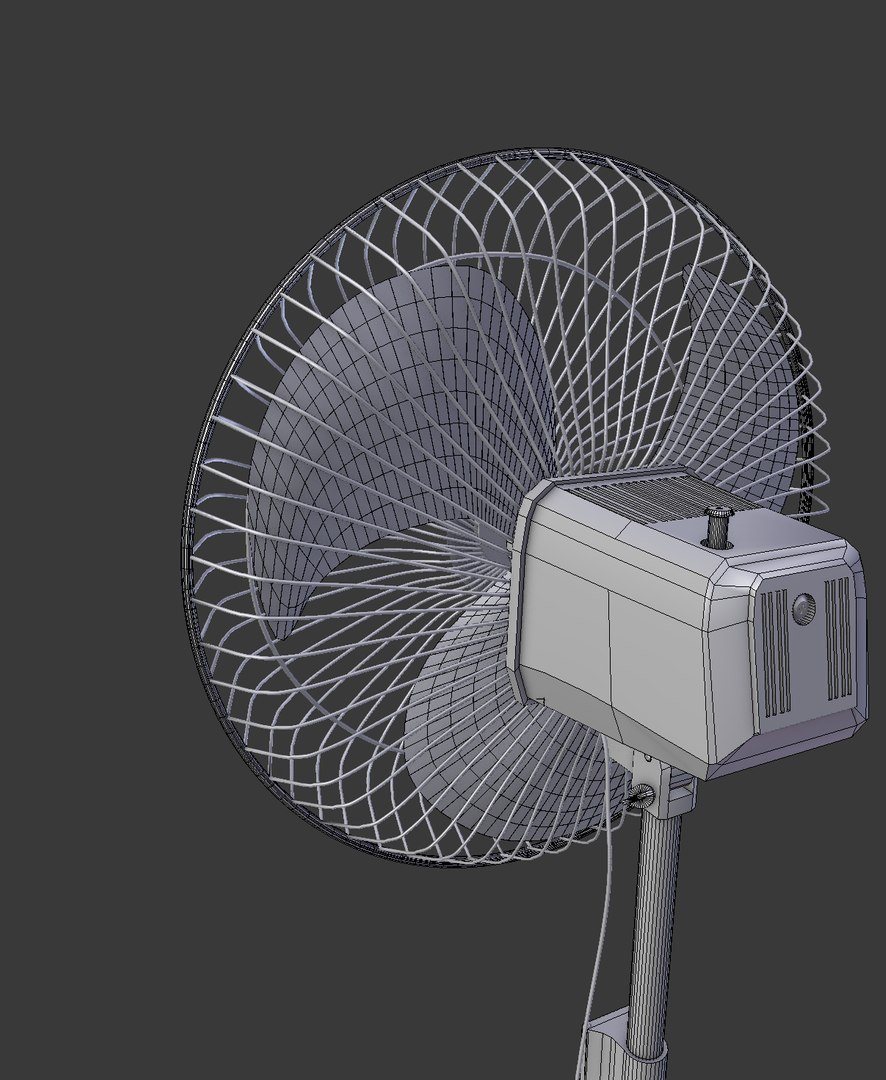 Floor Standing Fan 3D Model - TurboSquid 1319659
