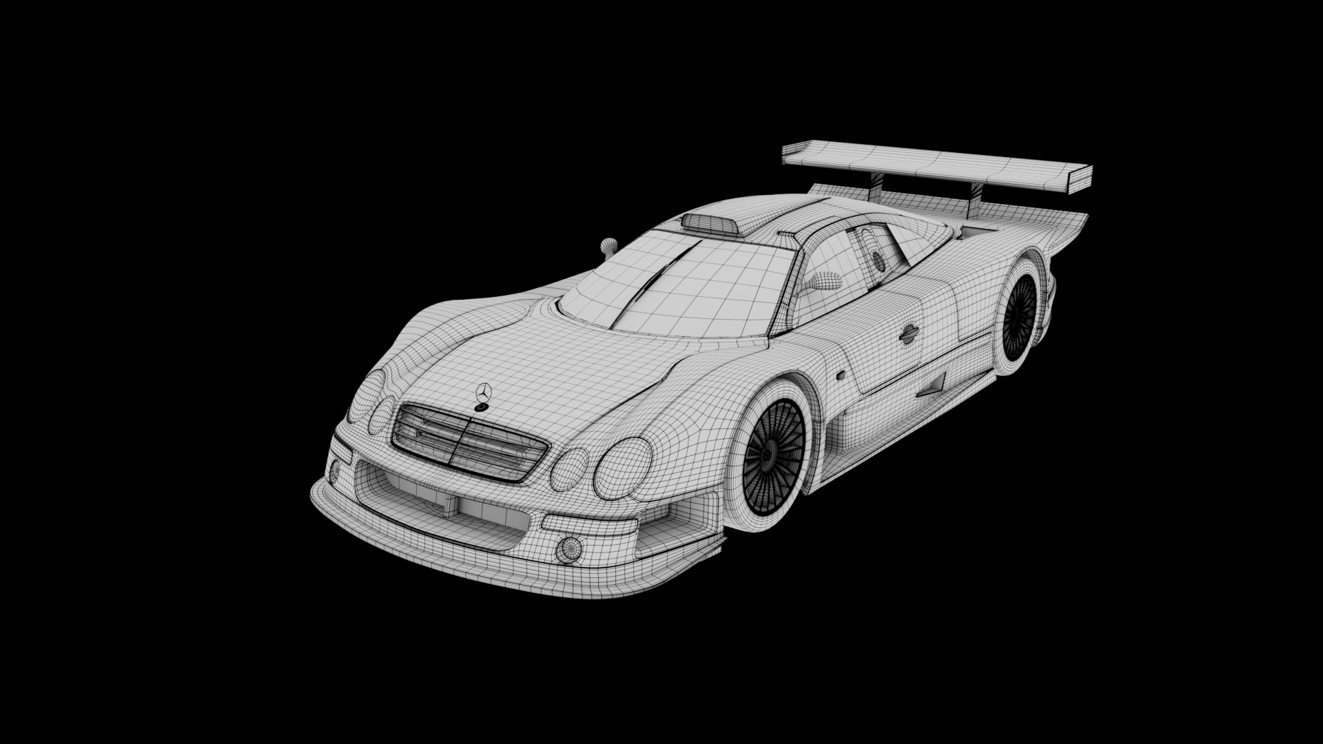 Mercedes-Benz CLK GTR 3D Model - TurboSquid 2396334
