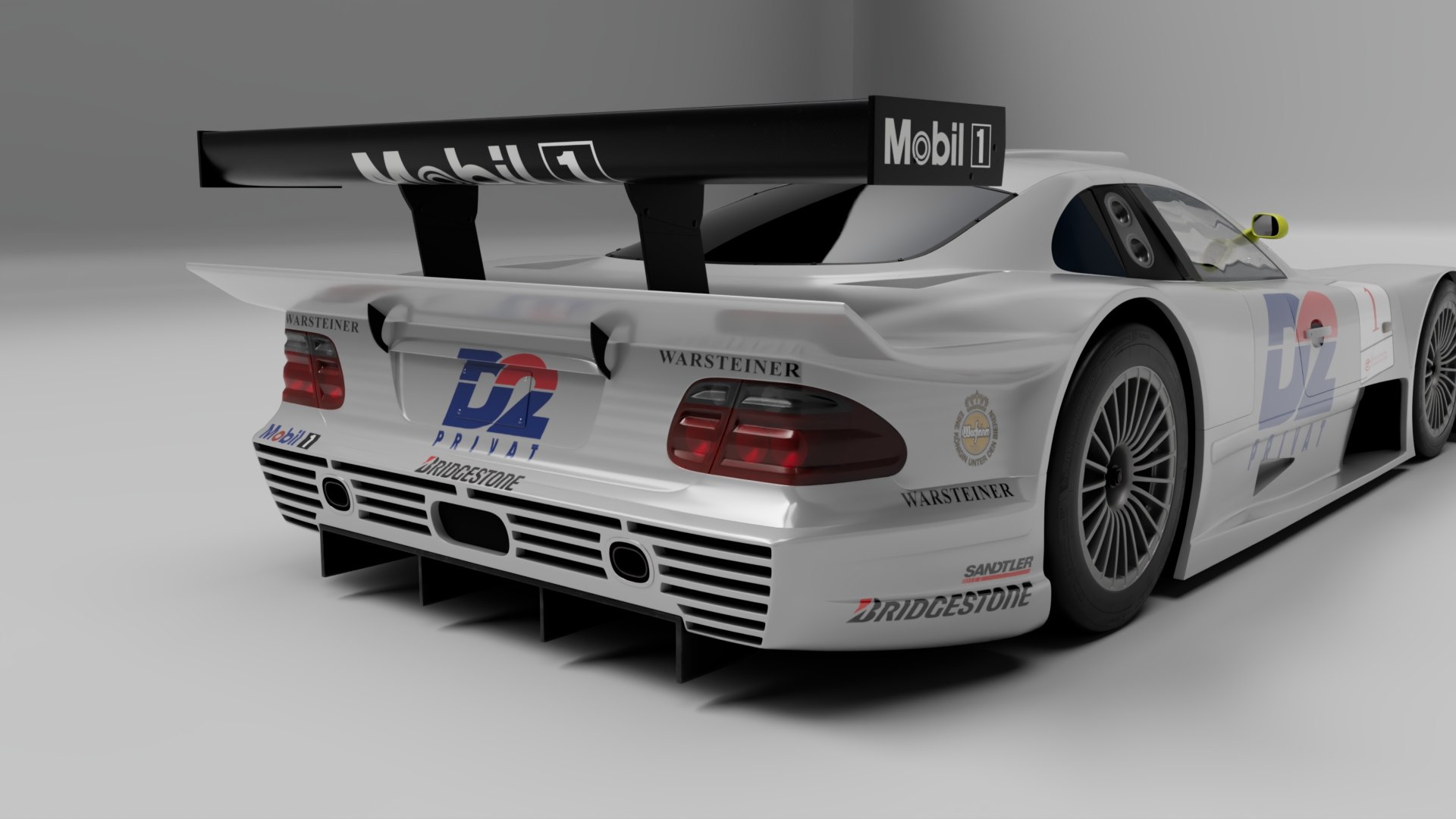 Mercedes-Benz CLK GTR 3D Model - TurboSquid 2396334
