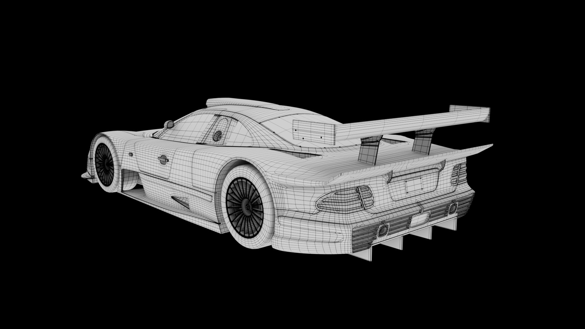 Mercedes-Benz CLK GTR 3D Model - TurboSquid 2396334