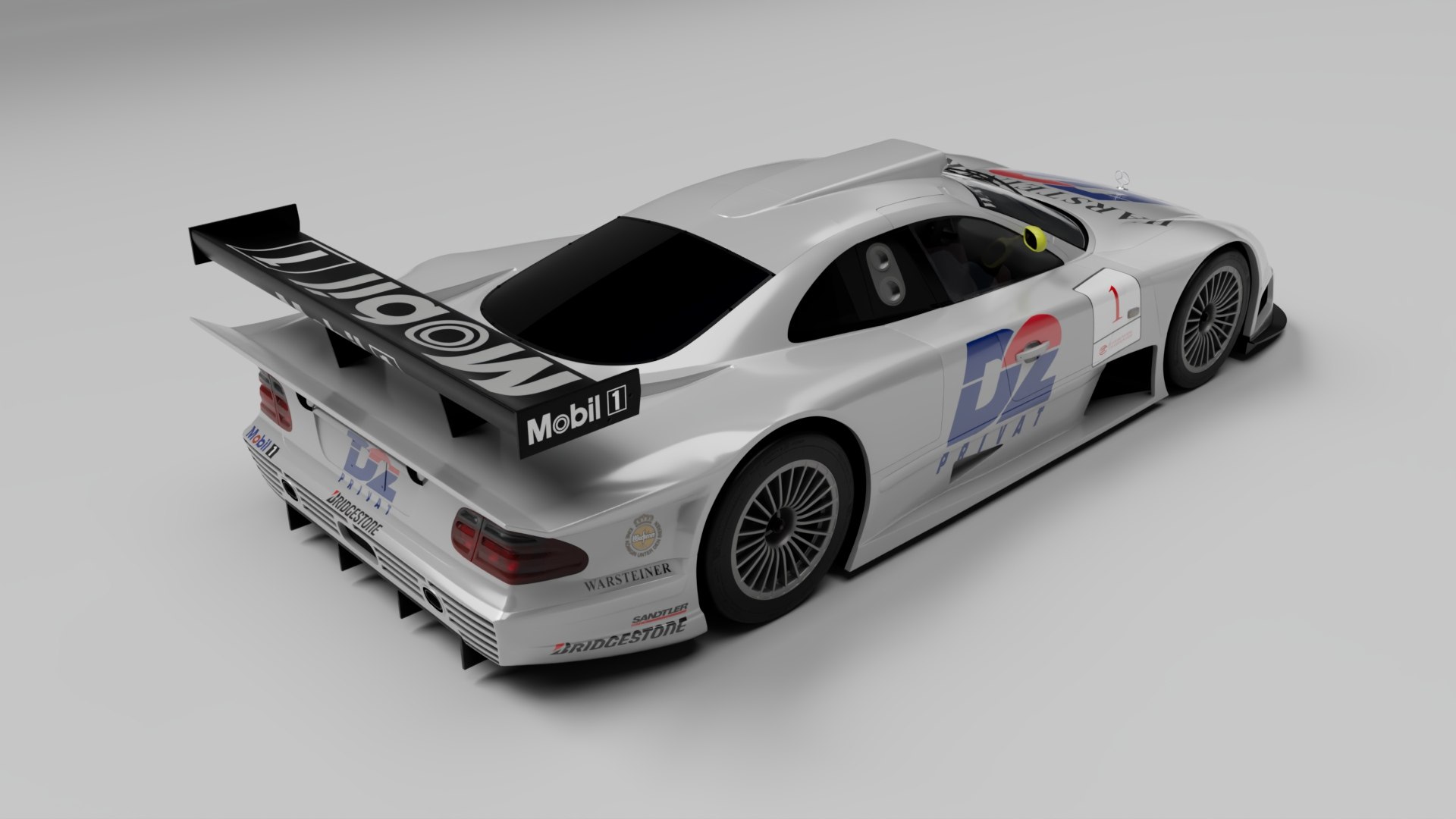 Mercedes-Benz CLK GTR 3D Model - TurboSquid 2396334