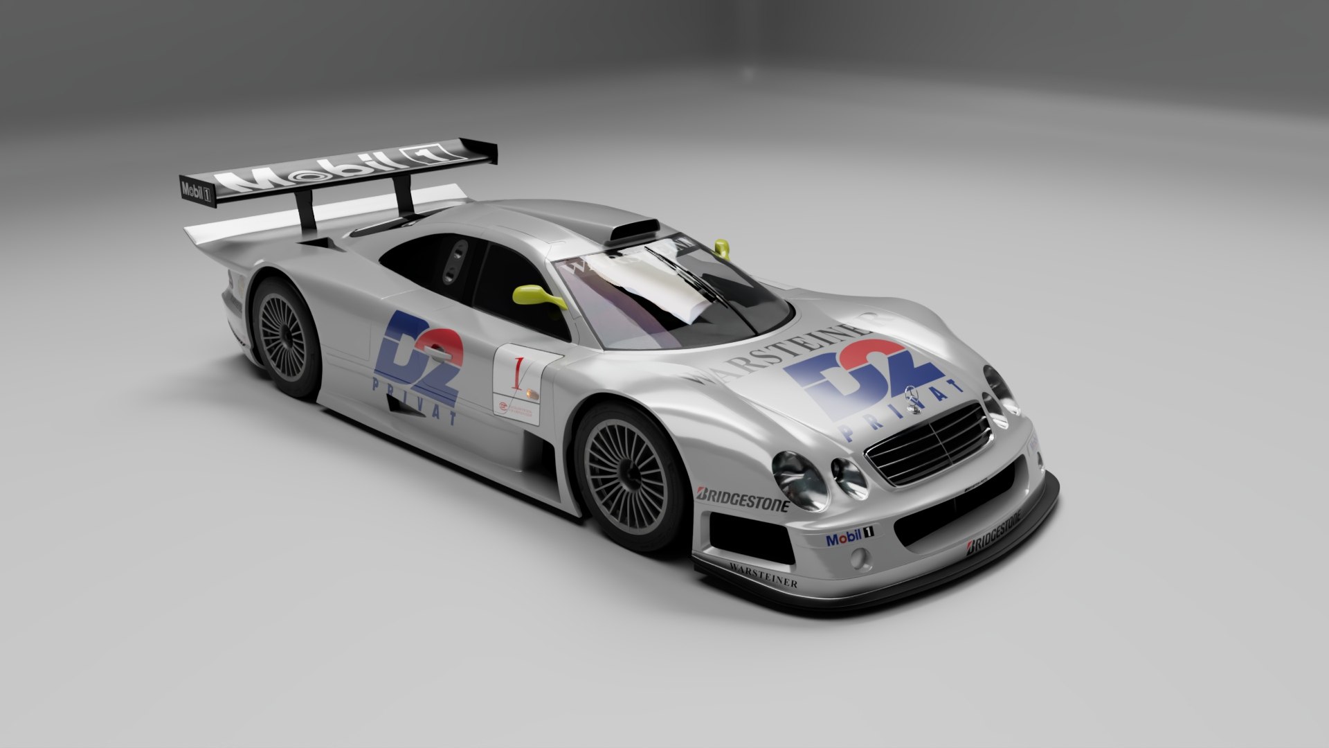 Mercedes-Benz CLK GTR 3D Model - TurboSquid 2396334