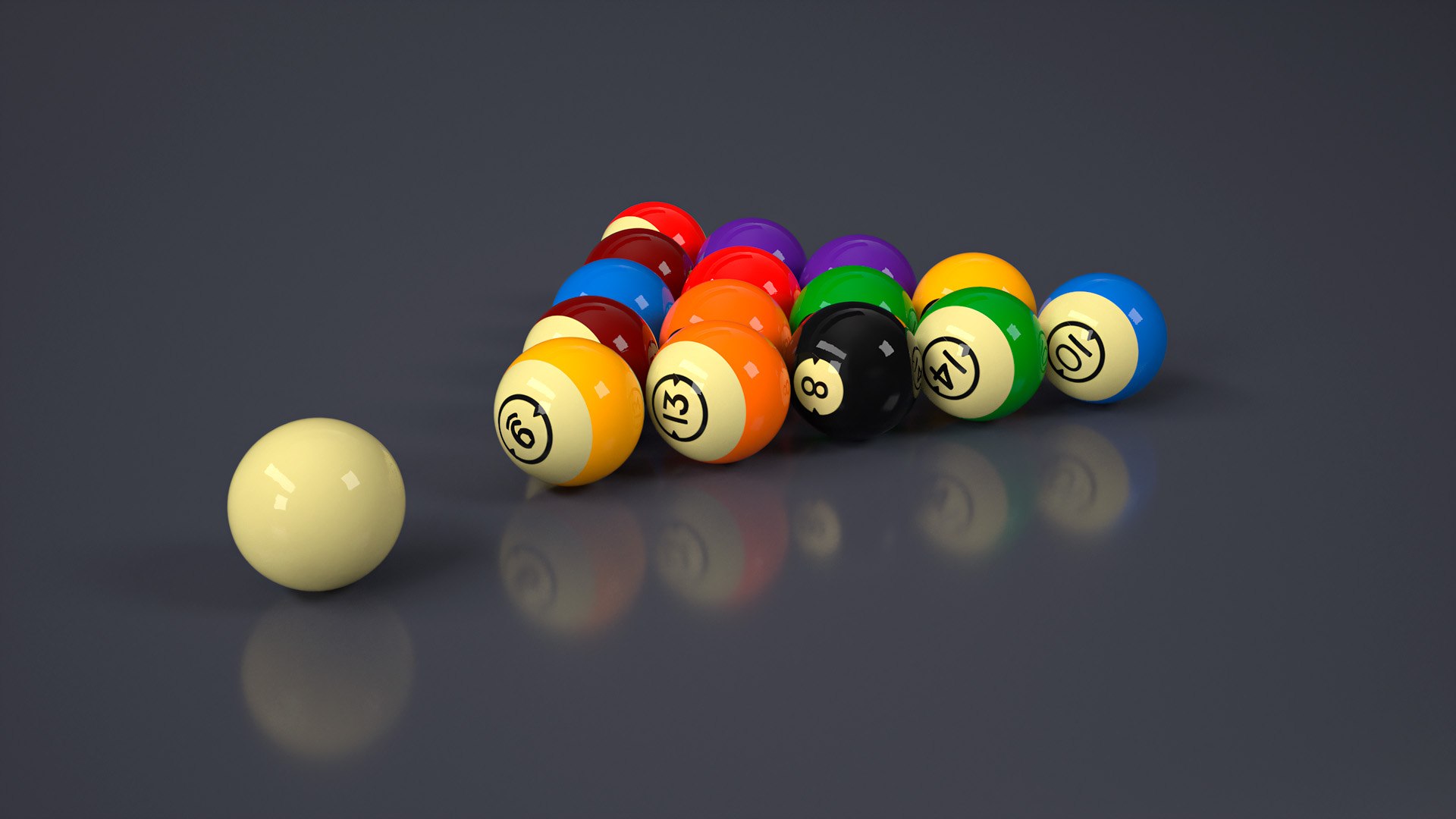 Vintage Billiard Ball Set 3D Model - TurboSquid 2219521