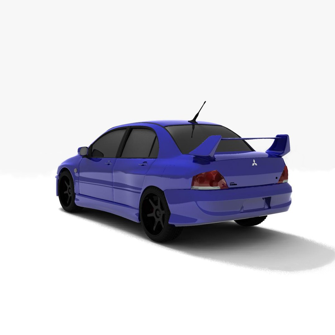 Mitsubishi Lancer 3d Model