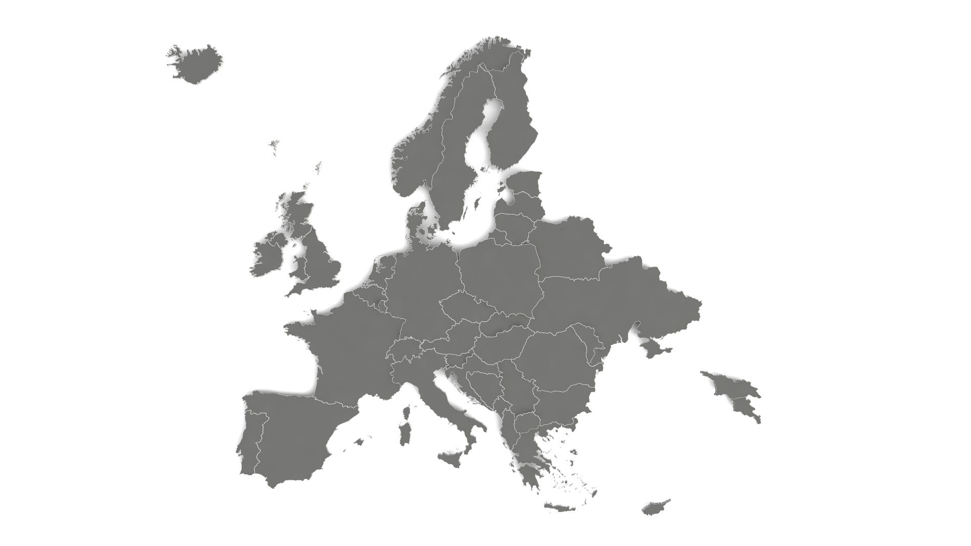 Europe Map Model - TurboSquid 1906780