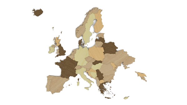 Europe Map3D模型 - TurboSquid 1906780