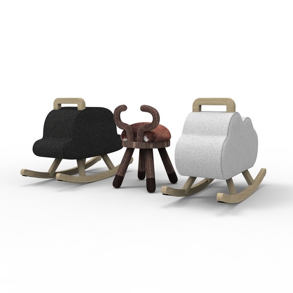 Chairs cow bowler 3D - TurboSquid 1270814