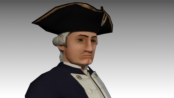3D captain cook - TurboSquid 1249056