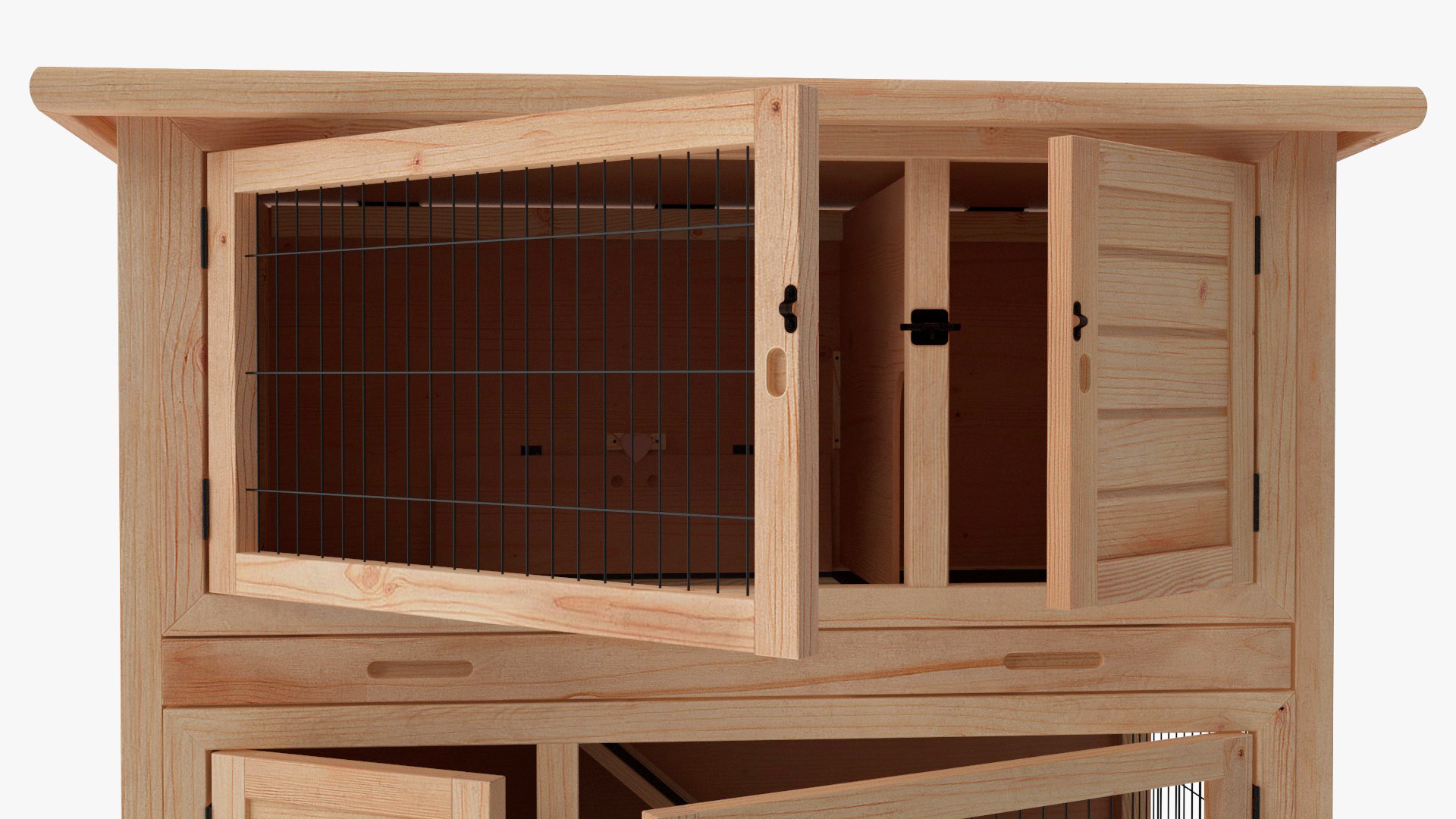 3D Wooden Rabbit Hutch - TurboSquid 2141432