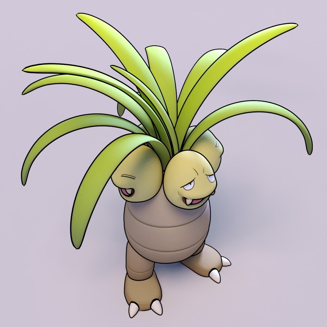 Exeggutor Pokemon 3d 3ds