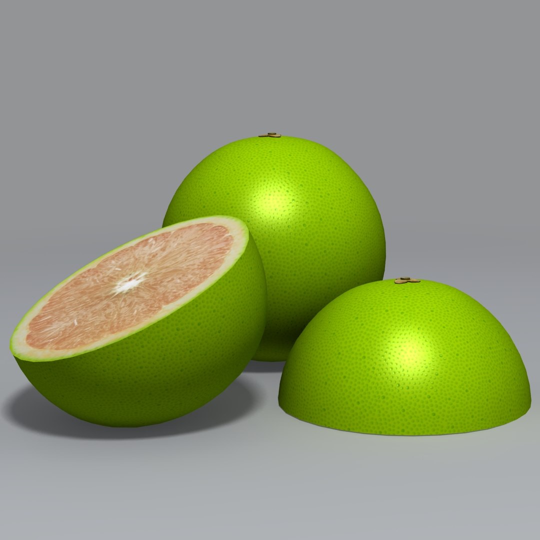 grapefruit fruit 3d model