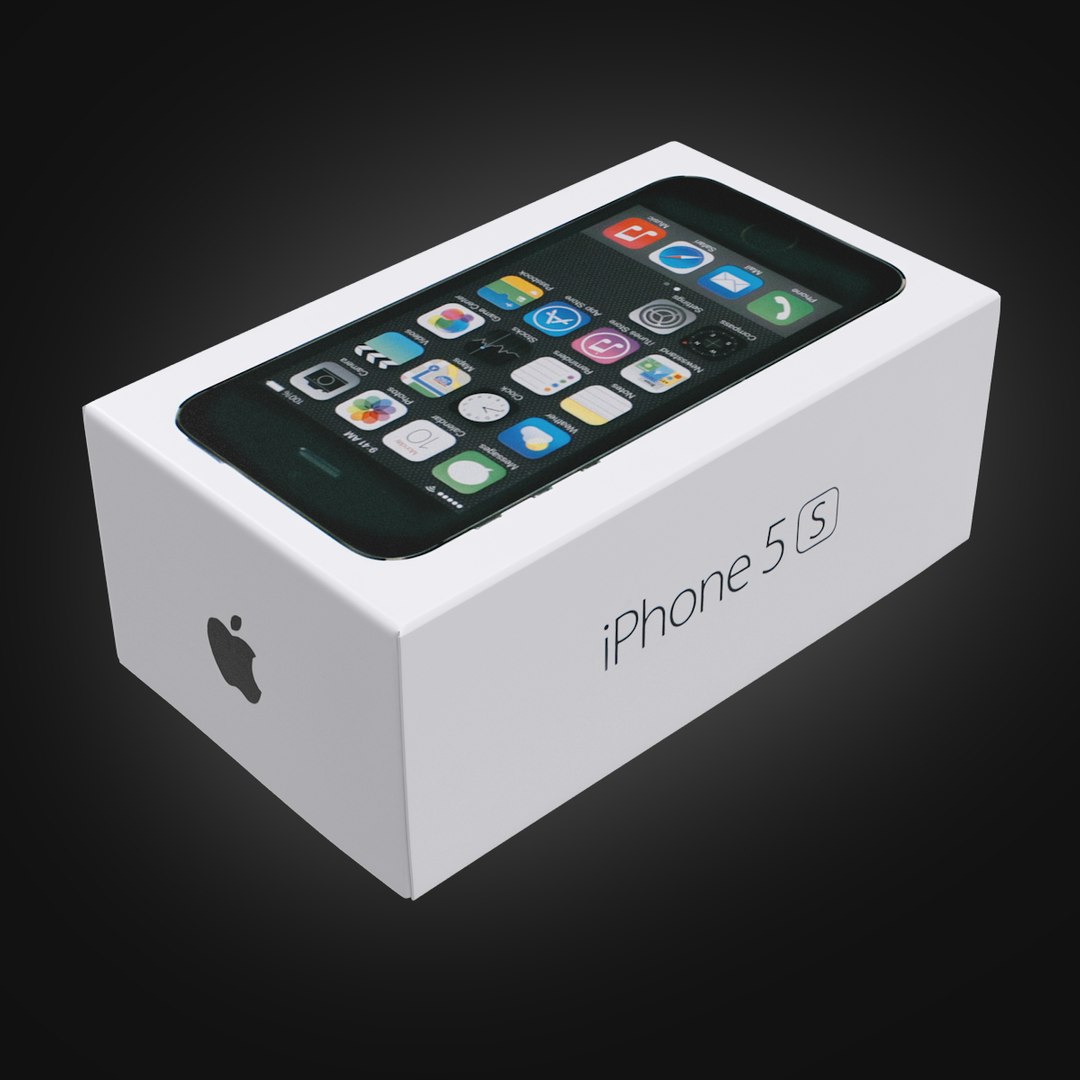 3d Iphone Box Model