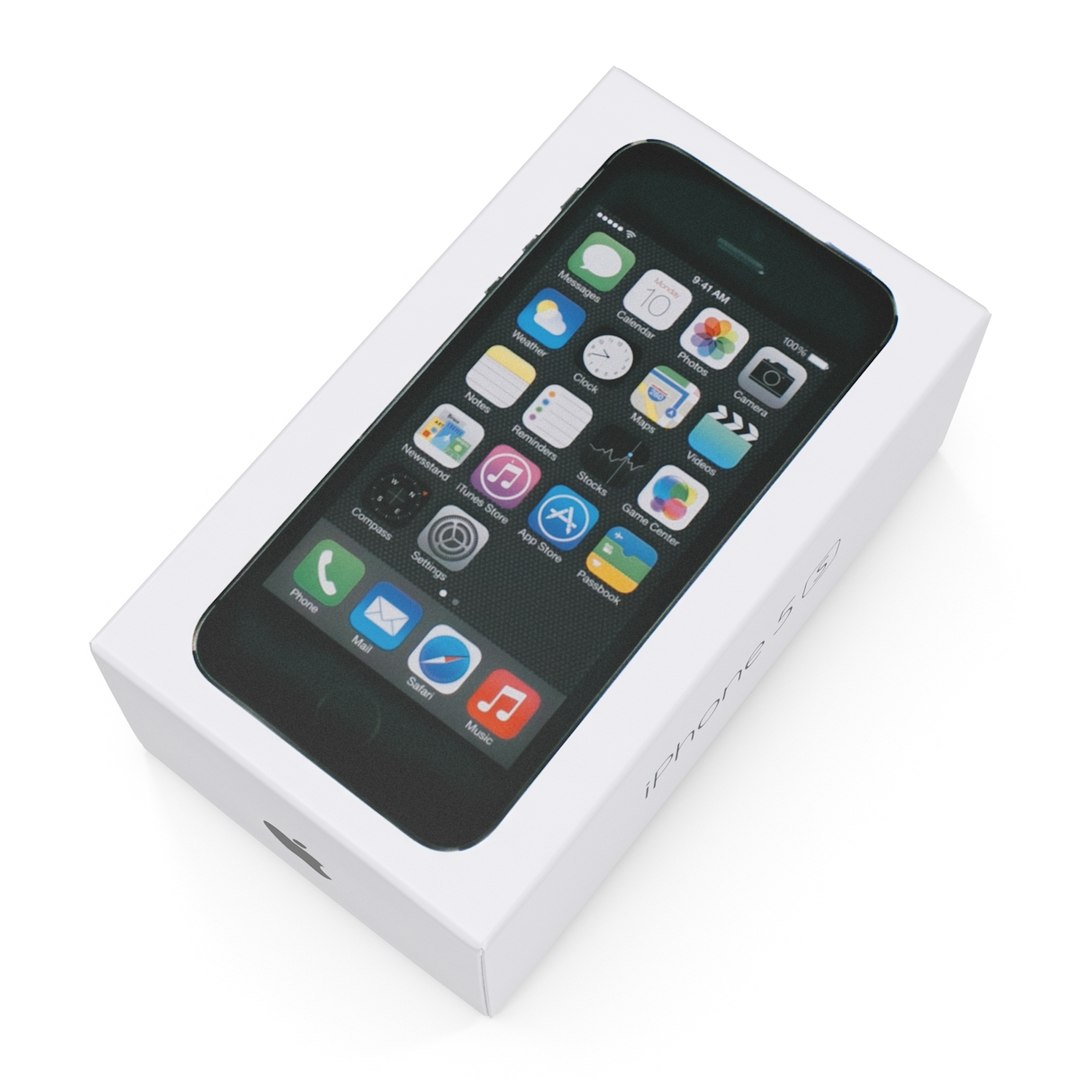 3d Iphone Box Model