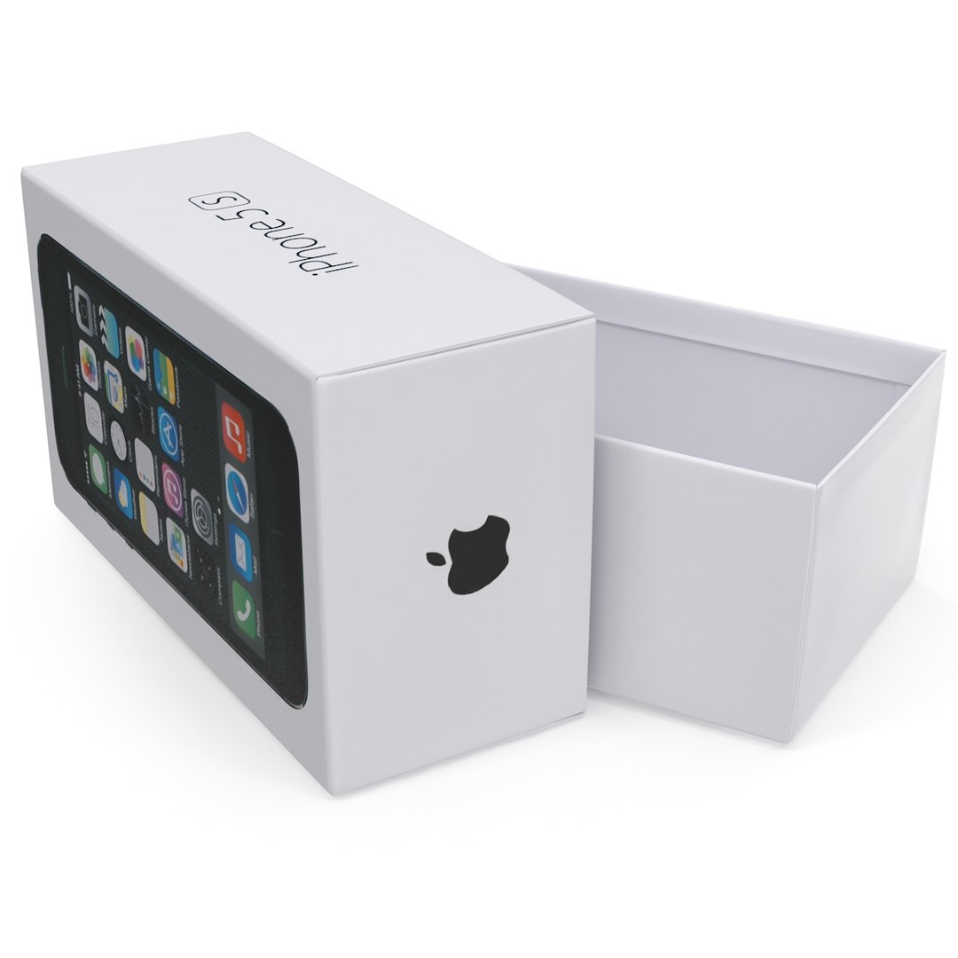 3d Iphone Box Model
