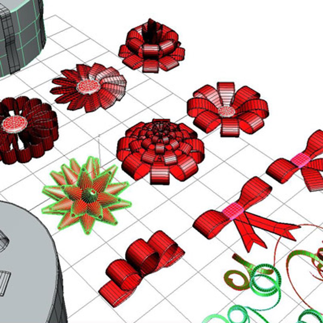 Ribbon Bow 3d Max