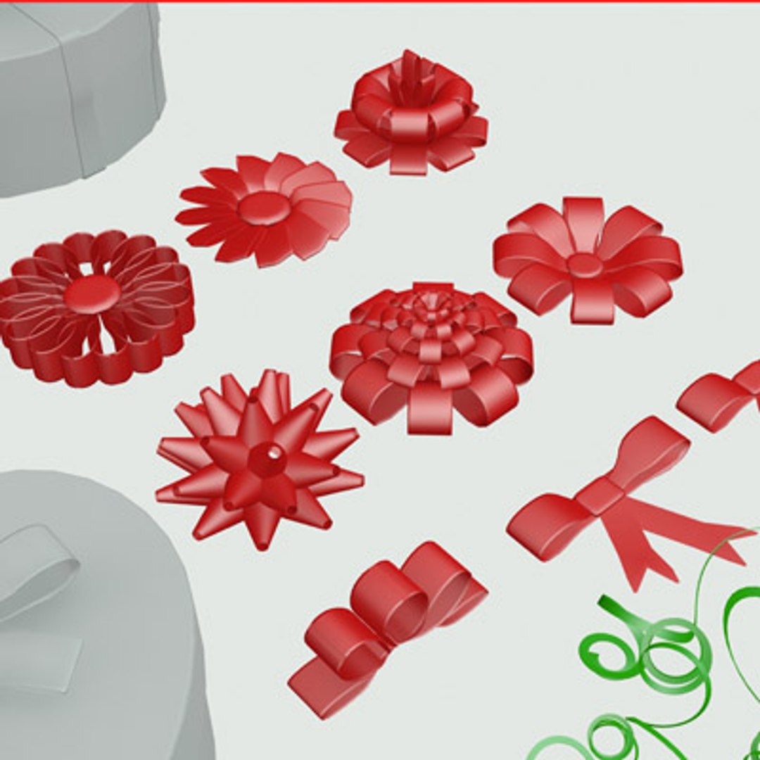 Ribbon Bow 3d Max
